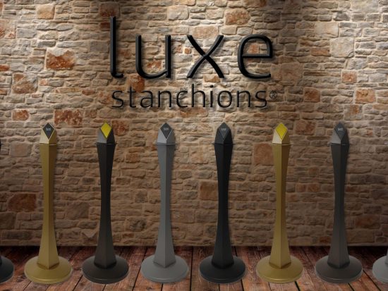 Post and Rope Stanchions – Brass, Chrome, Satin Stainless Steel Rope Posts